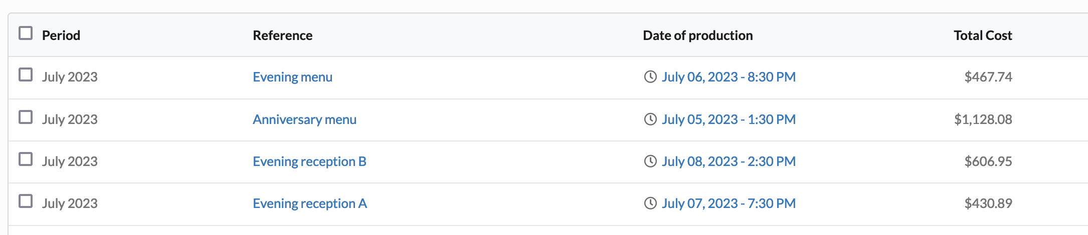 Restaurant production planning (tasks) - Ratatool